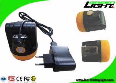 China Lightweight Underground Cordless Mining Cap Lamps High Beam Brightness 10000Lux for sale