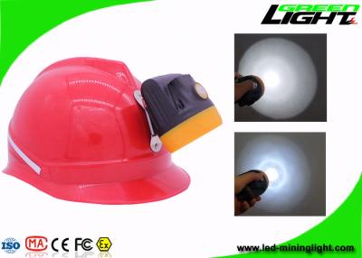 China Lightweight Underground Cordless Mining Cap Lamps High Beam Brightness 10000Lux for sale
