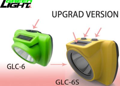 China Small Size Cordless Mining Cap Lamps 13000lux High Brightness Lightweight Handy Switch for sale