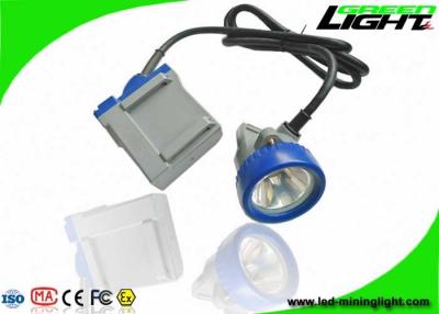 China Underground Safety Mining Cap Lights 10000lux Rechargeable 6.6Ah Lithium Ion Battery for sale
