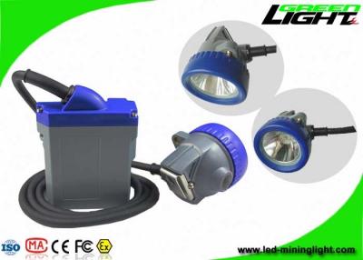China Underground Safety Mining Cap Lights 10000lux Rechargeable 6.6Ah Lithium Ion Battery for sale