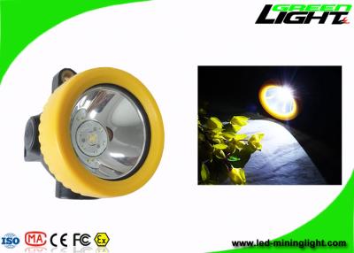 China Portable Cordless LED Mining Light Rechargeable Headlamp 2.2Ah Lithium Ion Battery for sale
