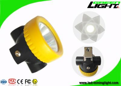 China ABS Material Mining Cap Lights 2.2Ah Battery Capacity 5000lux 1 Year Warranty for sale
