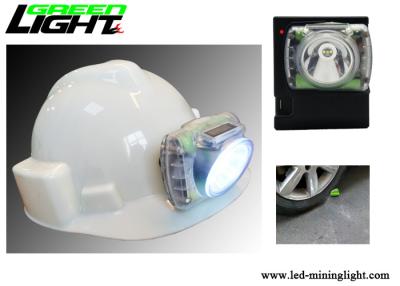 China Underground Miners Cap Lamp Transparent Material 13000lux Super Brightness Impact Resistant for sale