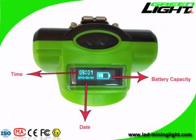 China LED High Brightness Miners Cap Lamps Cordless GLC-6 Digital Portable IP68 3.7V for sale