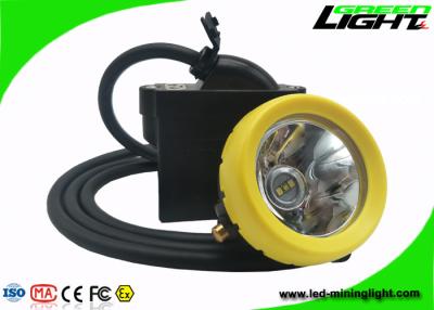 China 1.65m Cable Length Cordless Cap Lamp Mining Over 18 Hours Continous Discharge Time for sale