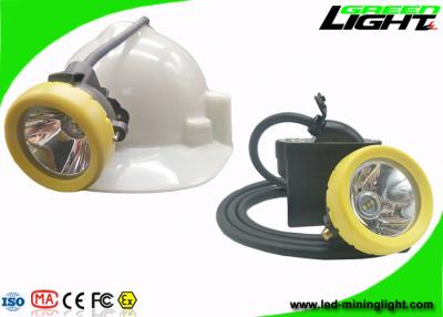 China El casquillo carbonífero IP68 enciende 10000lux 7.8Ah Li - tiempo de iluminación largo de Ion Battery 18hours en venta