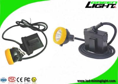 중국 방폭 LED 광부들 헬멧 빛 IP68  7.8Ah Li - 이온 바테리 10000 럭스 밝기 판매용