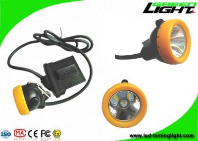China Helmet Lamp LED Mining Light 6.6Ah Li - Ion Battery With 1000 Battery Cycles for sale
