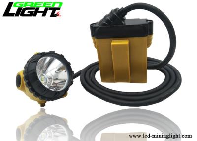 China Anti Explosive Miners Helmet Light 25000 Lux Brightness With Low Power Warning Function for sale