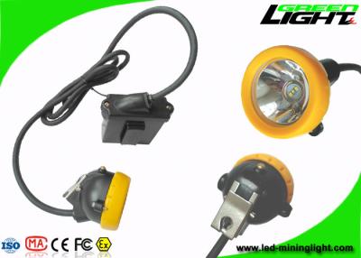 중국 저 소비 전력 경고 기능과 반대 폭발적 주도하는 광부들 캡 램프 10000 럭스 밝기 판매용