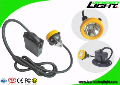 China 10000lux Brightness Mining Cap Lights IP68 Safety With Low Power Warning Function for sale