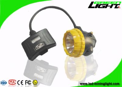 China Bergbau-Kappen-Lichter der Batterie-6.8Ah schnürten halb 15000lux mit beleuchtendem AluminiumCup zu verkaufen