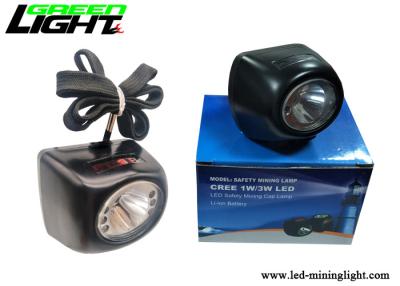 China Anti Explosive Miners Cap Lamp , Waterproof 8000lux Miners Lights For Hard Hats for sale