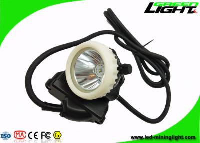 China High Beam Led Miners Light 10000lux 6.6Ah Lithium Ion Battery IP68 Waterproof for sale
