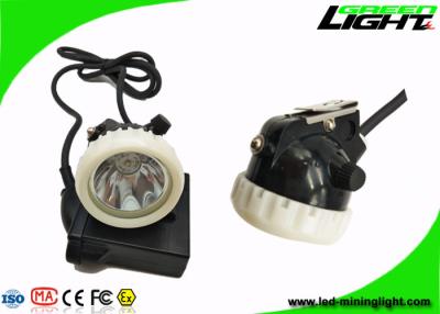 China High Beam Led Miners Light 10000lux 6.6Ah Lithium Ion Battery IP68 Waterproof for sale