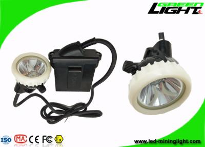 China High Beam Led Miners Light 10000lux 6.6Ah Lithium Ion Battery IP68 Waterproof for sale