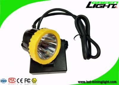 China 50000lux Brightness LED Coal Mining Cap Lamp IP68 Waterproof 11.2Ah For Hunting for sale