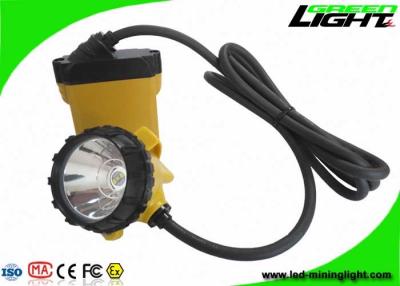 China 3W Cree LED Mining Hard Hat Lights 25000Lux Four Lighting Levels With Low Power Warning for sale
