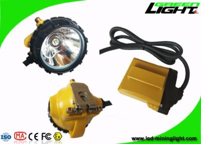 China Coal Mining Cap Lights Hard Hat 10.4AH IP68 25000lux High Beam With 2A Charger for sale