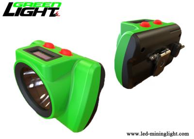 L'intense luminosité 25000lux a mené le matériel vert imperméable de la lampe de mineurs ABS/PC résistant aux chocs