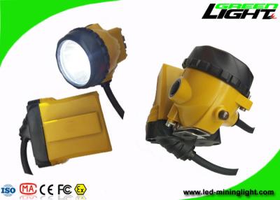 China Explosion Prevention LED Miners Headlamp 10.4Ah 25000lux Cable Flashing Light for sale
