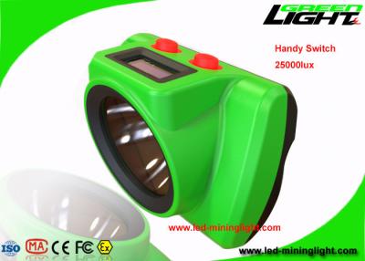 China 25000Lux Cordless Rechargeable LED Headlamp Waterproof USB Charger Li - Ion Battery for sale