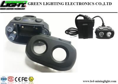 China 25000lux LED Mining Light Dual Beam Functional Cap Lamp Mountable Positioning System for sale