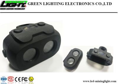 China 25000lux LED Mining Light Dual Beam Functional Cap Lamp Mountable Positioning System for sale