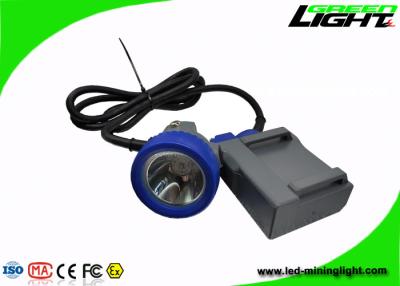 China USB Charging LED Mining Light 10000lux Cap Lamp 6.6Ah Rechargeable Li - Ion Battery for sale