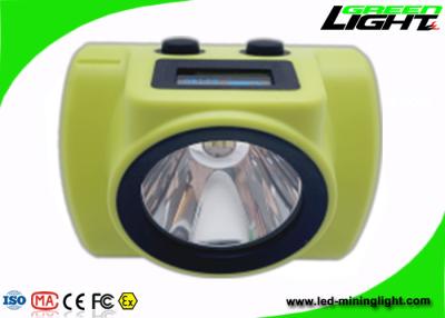 China Underground Hard Rock Cordless Mining Cap Lamps , Miners Hard Hat Lamp For Tunneling for sale