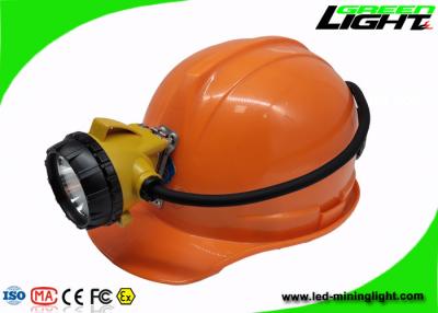 China Semi - Corded Miners Cap Lamp 15000lux IP68 Panasonic Underground Hard Rock Mining for sale