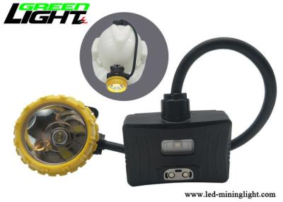 China High Beam Mining Cap Lights 6.8Ah Panasonic Battery SOS With Rear Warning Light for sale