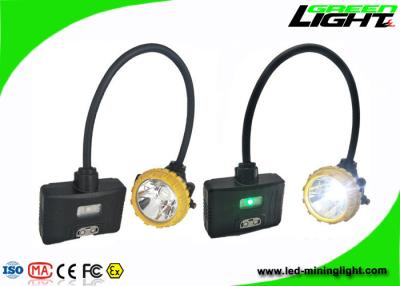 China High Beam Mining Cap Lights 6.8Ah Panasonic Battery SOS With Rear Warning Light for sale