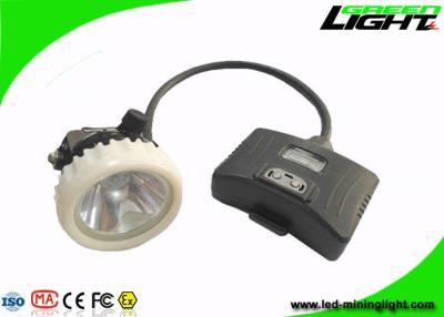 China Semi - Corded Rechargeable LED Headlamp 8000 Lux IP68 Waterproof With Safety Rope for sale