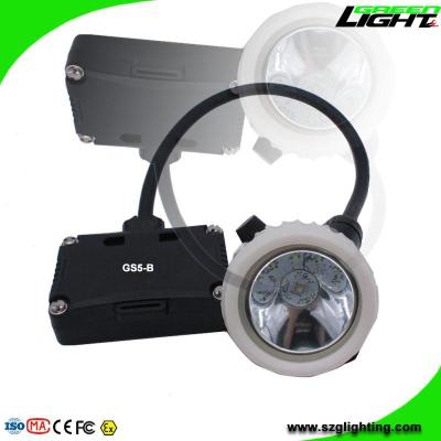 China Semi - Corded Rechargeable LED Headlamp 8000 Lux IP68 Waterproof With Safety Rope for sale