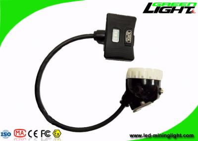 China Semi - Corded Rechargeable LED Headlamp 8000 Lux IP68 Waterproof With Safety Rope for sale