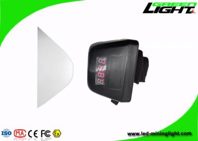 China 8000lux Brightness Cordless Led Miners Cap Lamp 5.7Ah Battery For Underground for sale