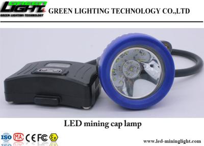 China 6.8Ah Panasonic Battery Mining Cap Lights 15000 Lux Coal Underground Application for sale