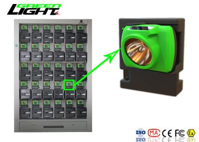 China 30 Units Charger Rack Coal Miner Cap Lights With Power Switch Indication Light for sale