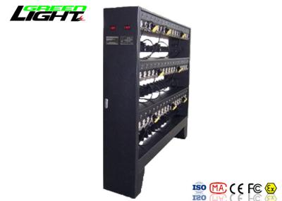 China 30 Units Charger Rack Coal Miner Cap Lights With Power Switch Indication Light for sale