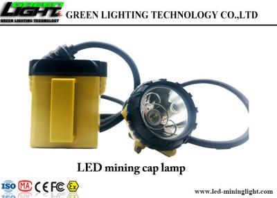 China Waterproof IP68 LED Miners Cap Lamp , Super Bright Rechargeable Led Headlamp for sale