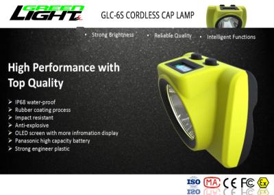 Cina Luce 13000lux IP68 impermeabile del faro di Ion Battery Cree Led Rechargeable - di Li in vendita