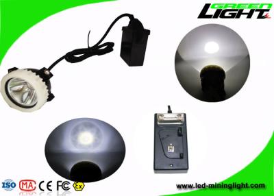 China 4000lux Mining Cap Corded Lamp  Industrial Emergency Lights IP67 1200 Cycles Battery for sale