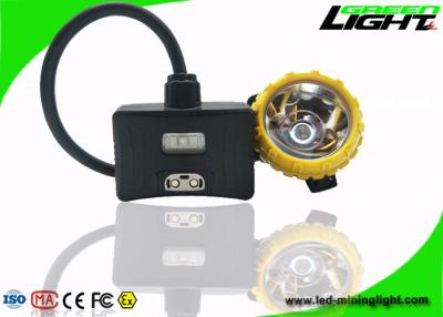 China 15000lux Brightness Semi Corded Mining Lamp Warning Lights Panasonic Battery Pack for sale