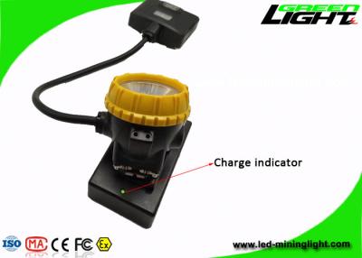 China 15000lux Brightness Semi Corded Mining Lamp Warning Lights Panasonic Battery Pack for sale