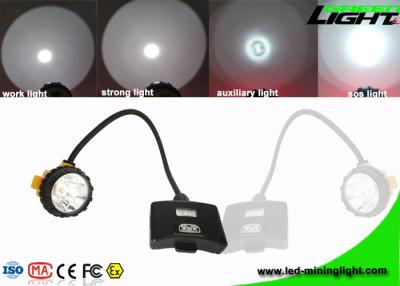 China 6.8Ah Panasonic Battery Mining Cap Lights High Power 1.7W Ip68 For Hard Hats for sale