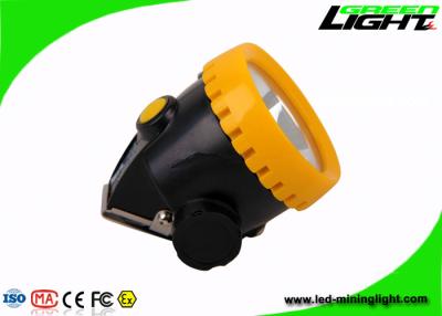 China Mining Safety Cap Rechargeable LED Headlamp IP67 With 2.2Ah Li Ion Battery for sale