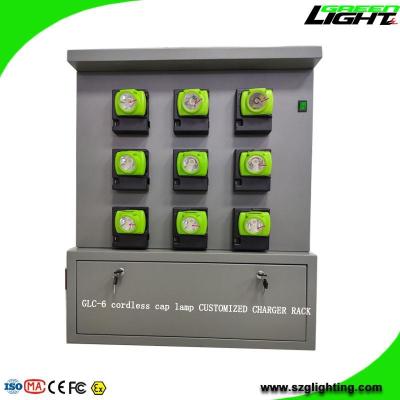 China 110V-240V Cree Led Headlamp Rechargeable Rack 30 Units With Private Lockers for sale