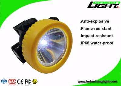 China Safety Head Cordless Mining Cap Lamps Led Helmet Light 2.2ah Battery Capacity for sale
